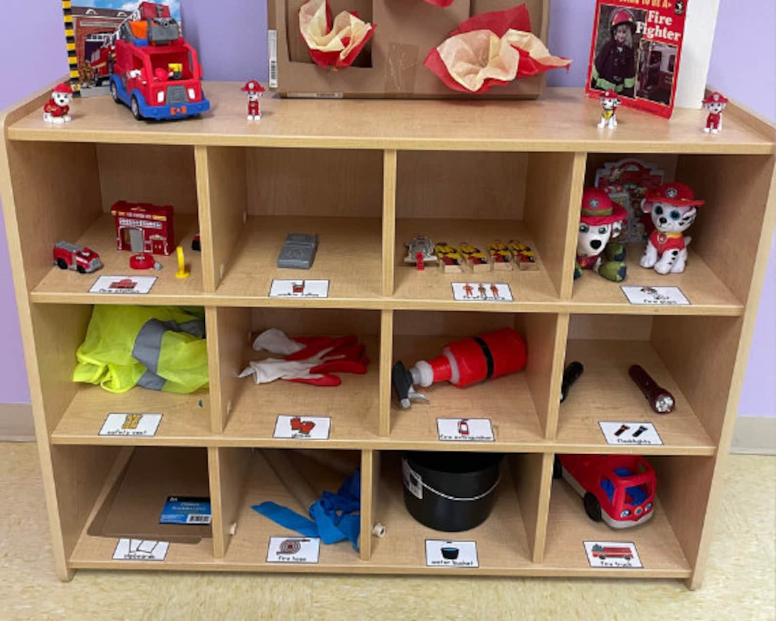 FIRE STATION Dramatic Play Center Labels for Pretend Play | Fire Safety ...