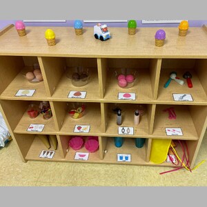 ICE CREAM SHOP Dramatic Play Center Labels for Pretend Play | Spring ...