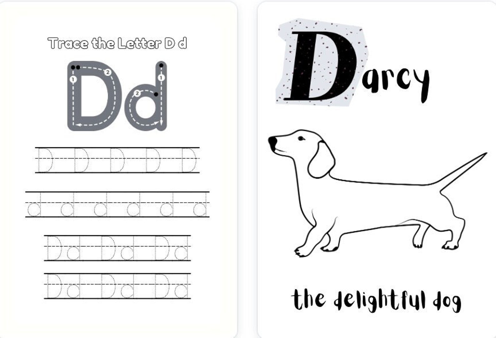 My Animal ABC Colouring Book – Printable Colouring Book – Learn to ...