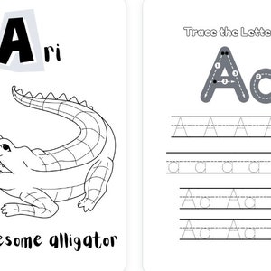 My Animal ABC Colouring Book – Printable Colouring Book – Learn to ...