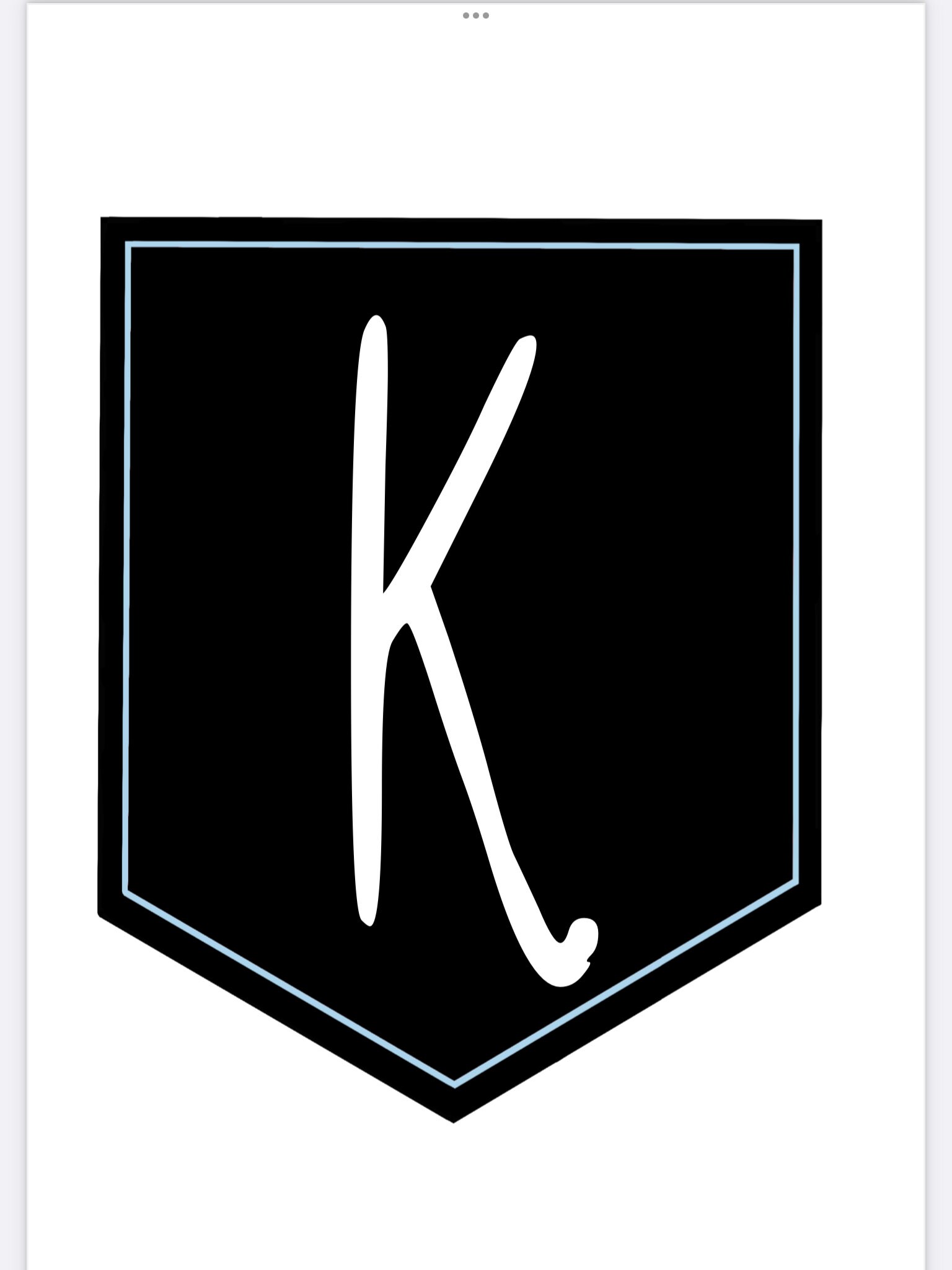 Letters and Numbers Display Banner Flags- DIGITAL DOWNLOAD - Etsy