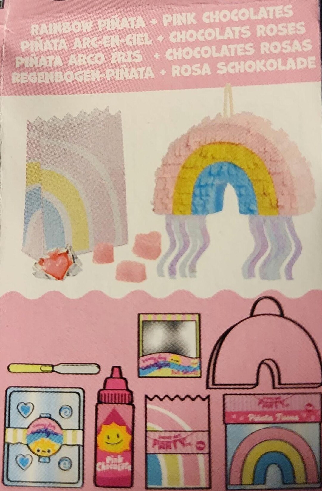 Miniverse Make It Mini BIRTHDAY RAINBOW PINATA With Reusable Mold - Etsy