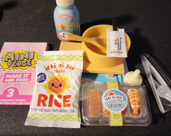 Miniverse Make It Mini Food Diner Series 3 NIGIRI SUSHI - Etsy