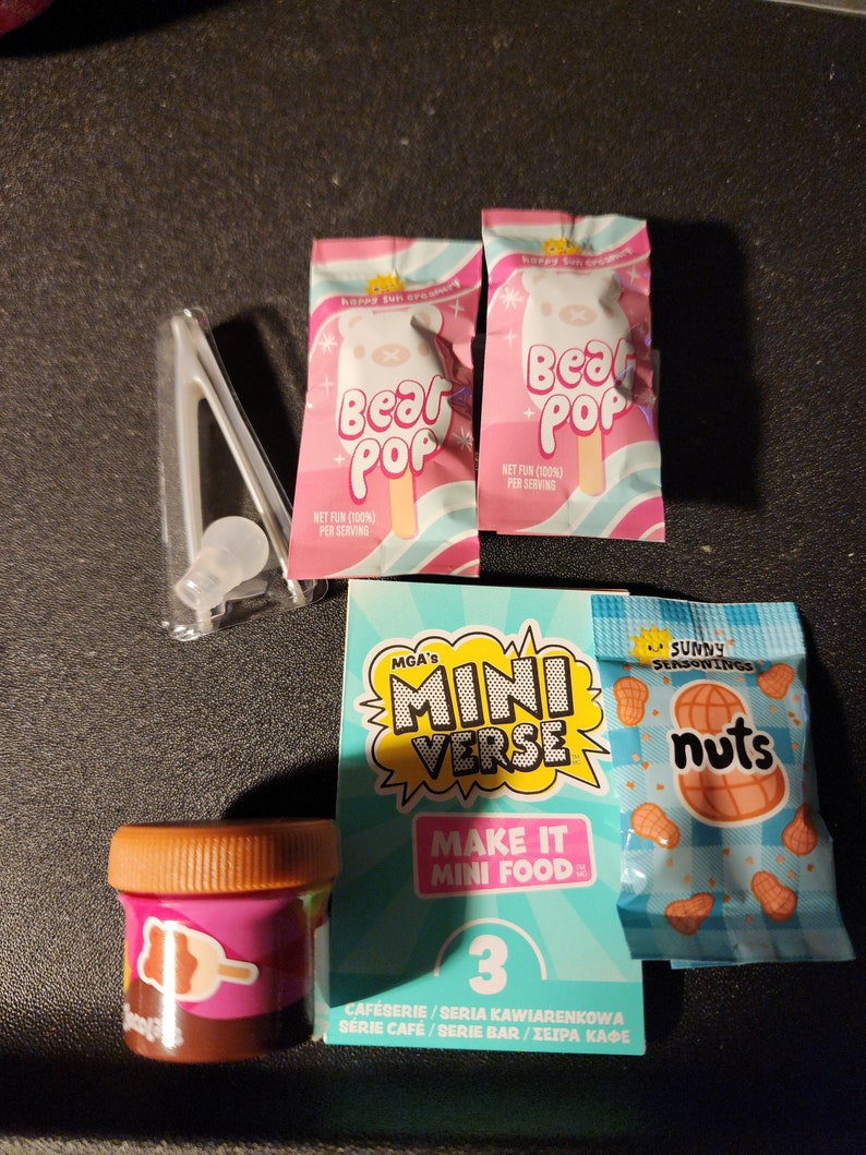 Miniverse Make It Mini Food Series 3 CHOCO BEAR POPS - Etsy