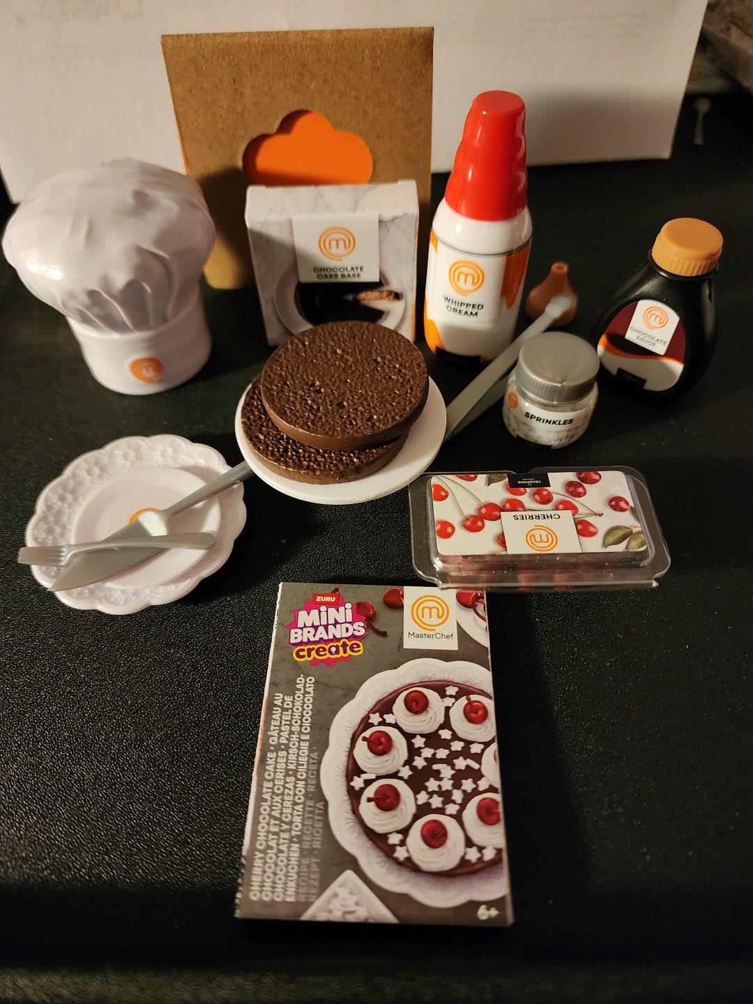 Minibrands CREATE MASTERCHEF Cherry Chocolate Cake - Etsy