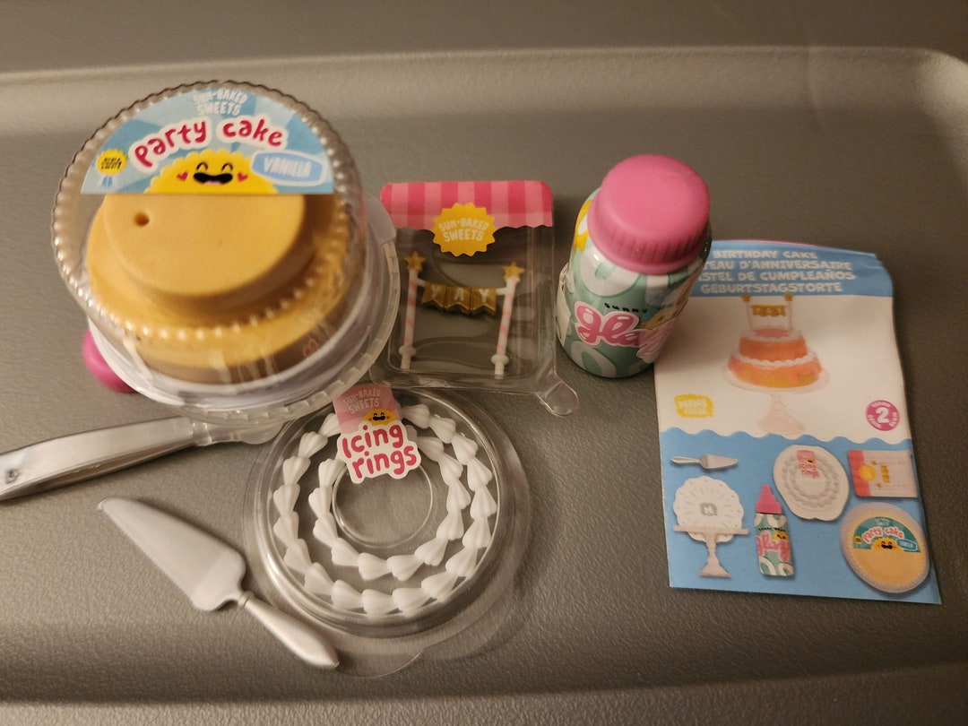 Miniverse Make It Mini Food Diner BIRTHDAY CAKE - Etsy