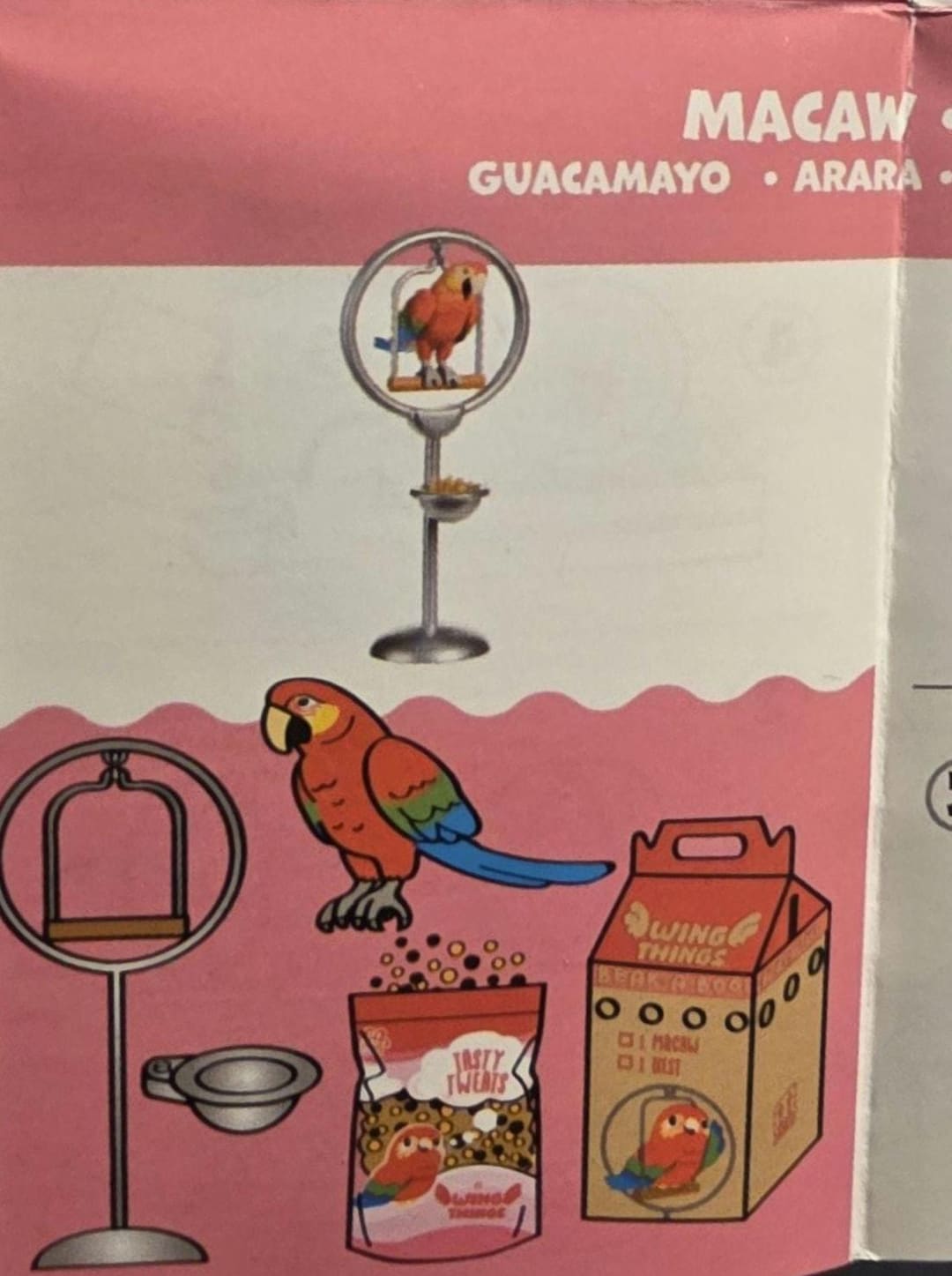 Miniverse Animals MACAW BIRD Set - Etsy