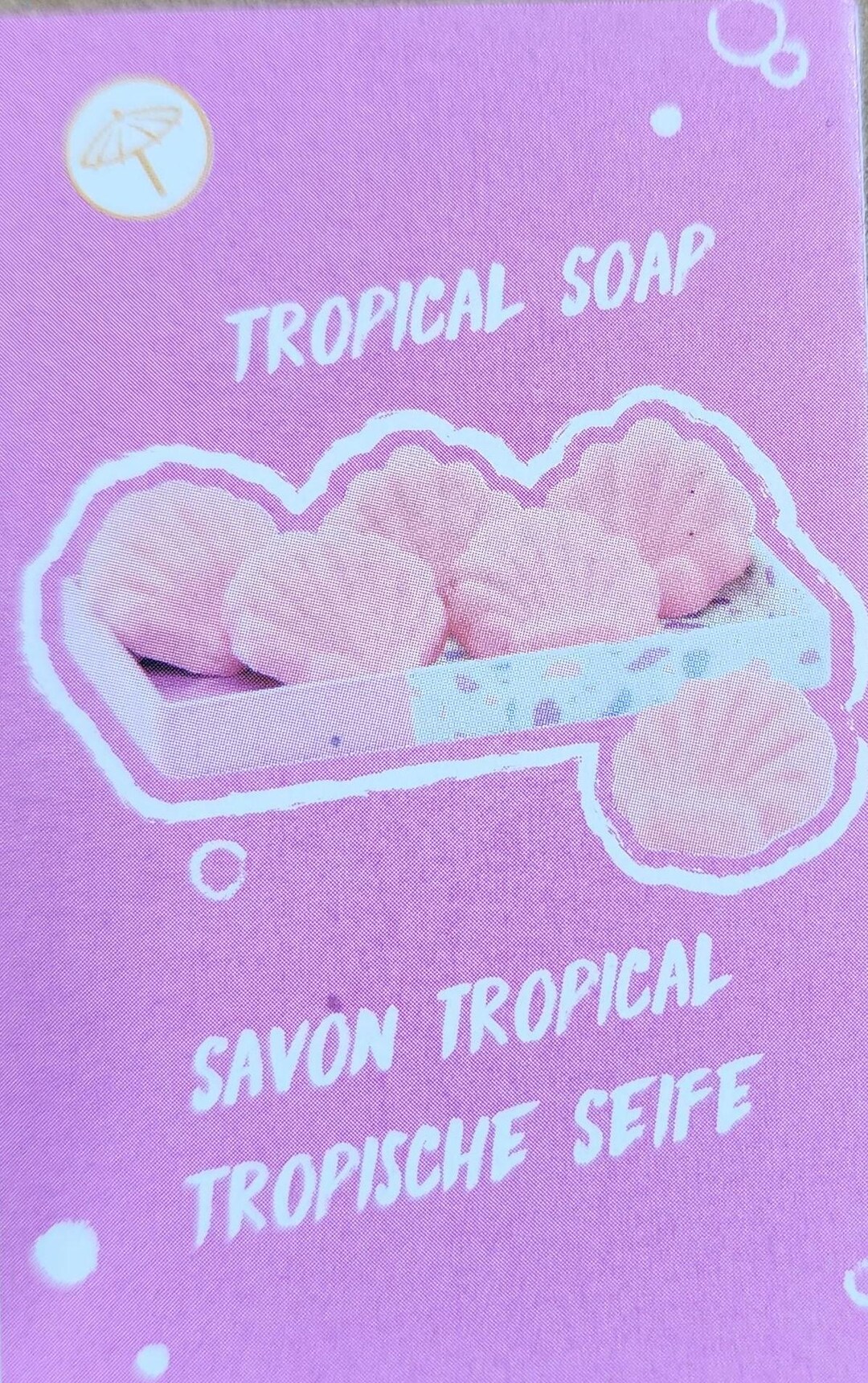 TROPICAL SOAP With Reusable Mold. Miniverse Make It Mini SPA Set Series ...