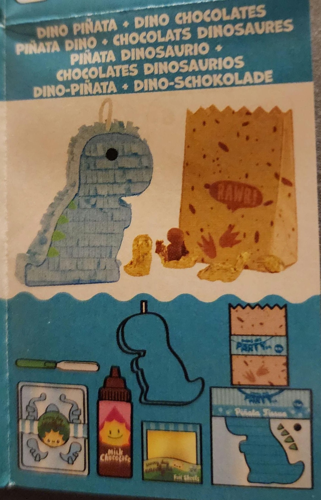 Miniverse Make It Mini BIRTHDAY DINO PINATA With Reusable Mold - Etsy