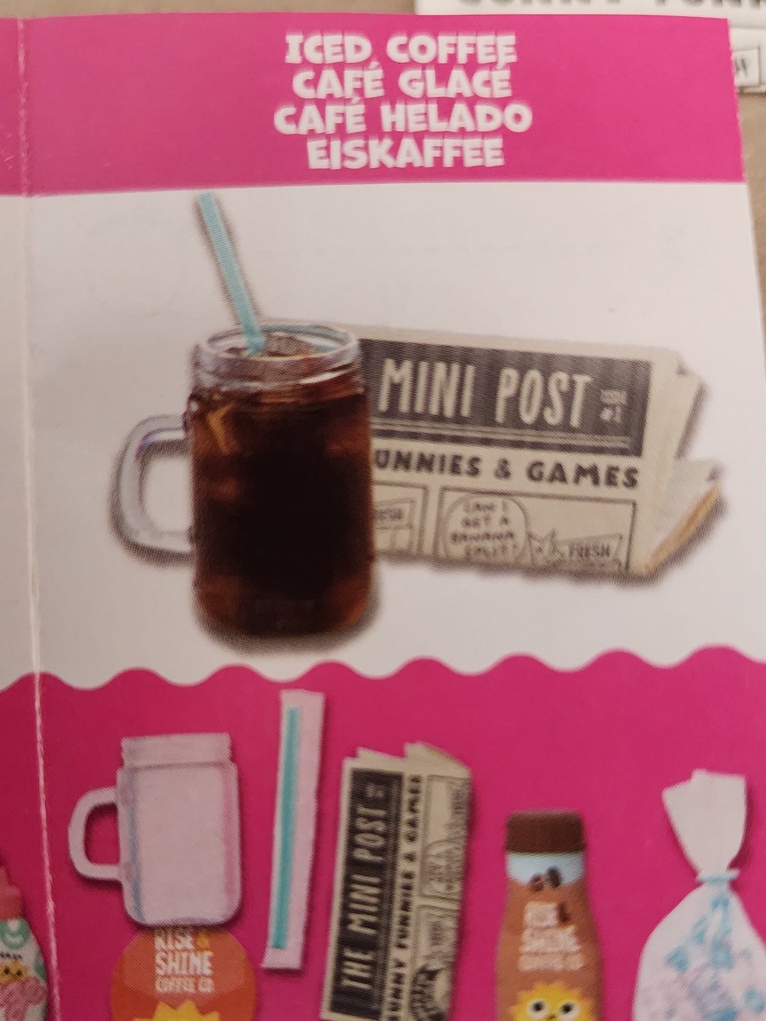 Miniverse Make It Mini Food ICED COFFEE - Etsy