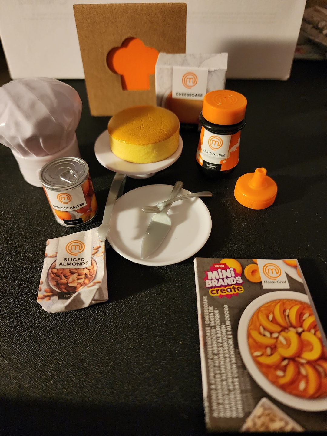 Minibrands CREATE MASTERCHEF Almond and Apricot CHEESECAKE - Etsy