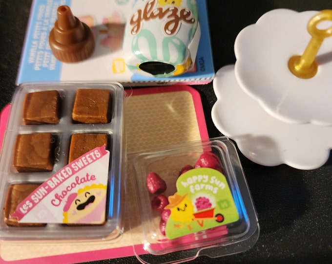 Miniverse Make It Mini Food CHOCOLATE RASPBERRY Petit Fours - Etsy