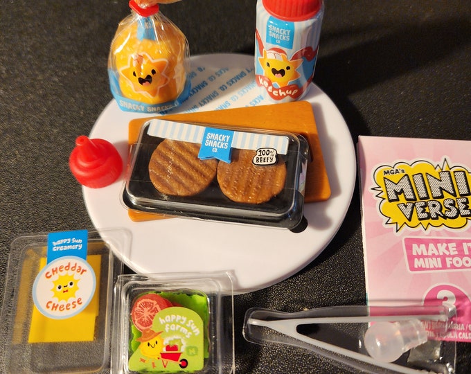 Miniverse Make It Mini Food Diner Series 3 CHEESEBURGER - Etsy