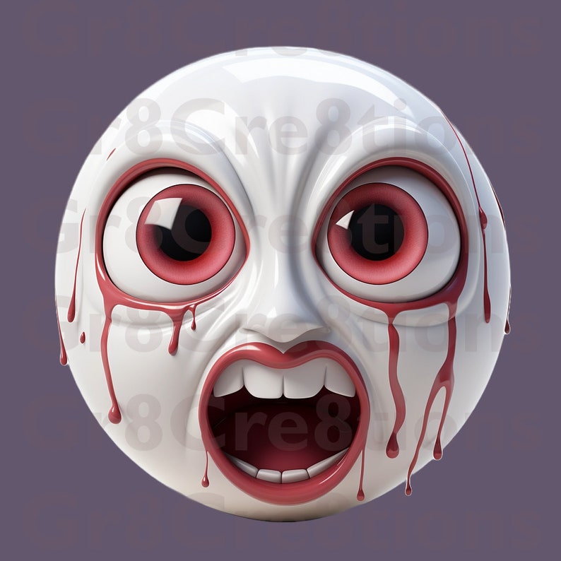 Drama Pack #27 - 5 Dramatic 3D Emojis, 2048x2048, Drama & Clown ...