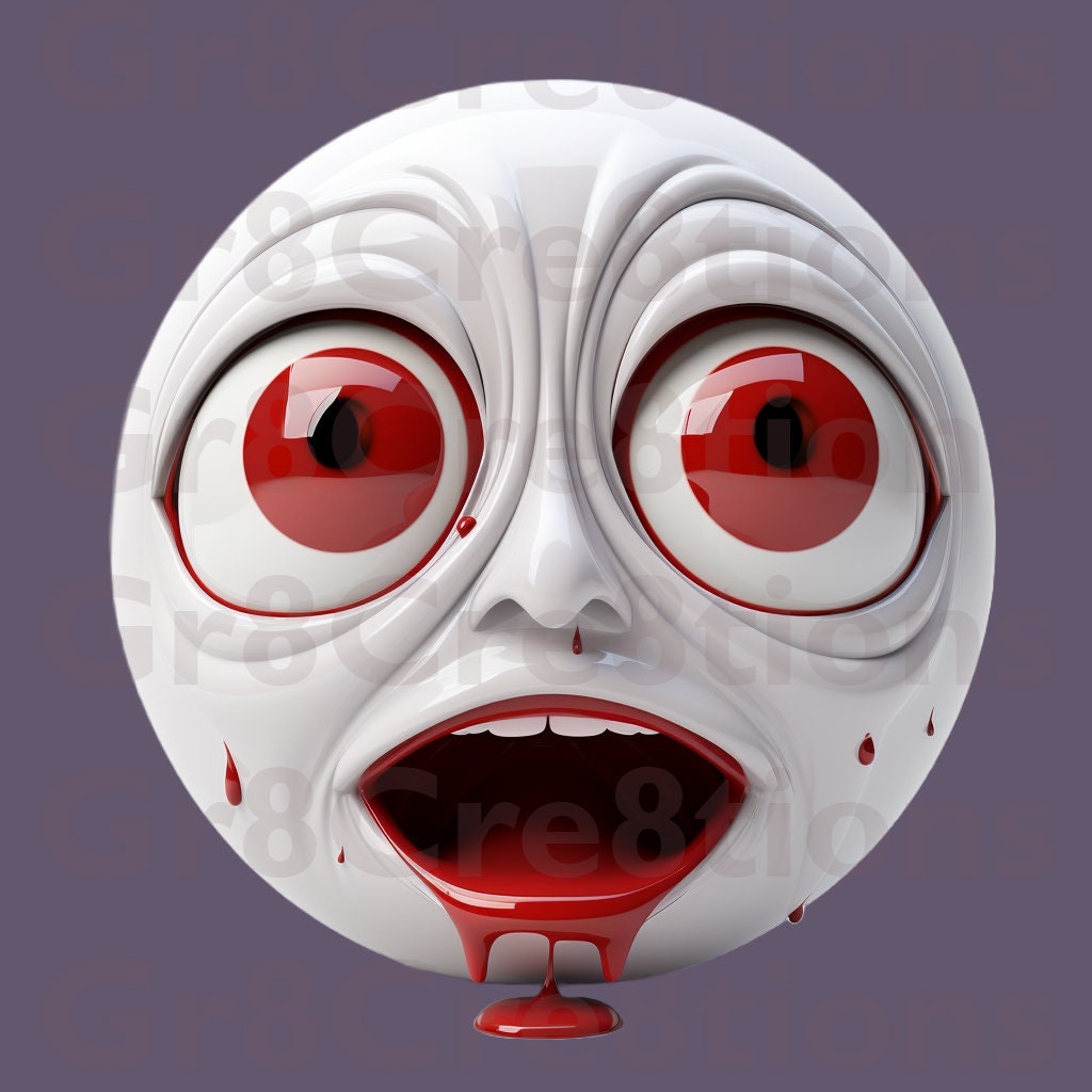 Drama Pack 28 5 3D White Emojis 2048 X 2048 PNG Emoji - Etsy