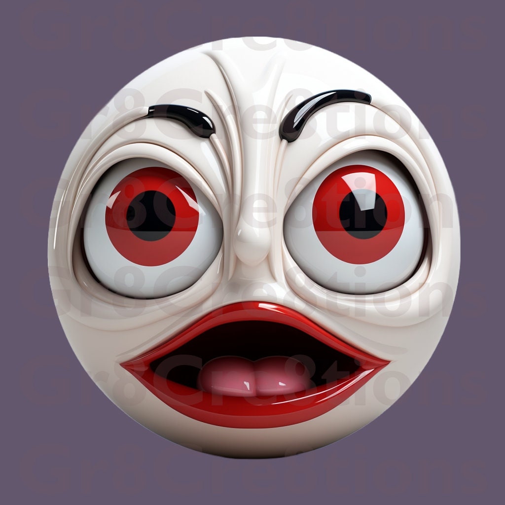 Drama Pack 17 5 Dramatic 3D Emojis 2048 by 2048 Emoji - Etsy