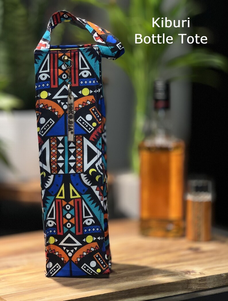 Afro Wine Bag Wine Tote Bottle Bag Reusable Tote - Etsy