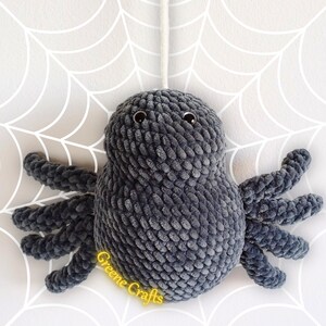 Crochet Pattern: Cute Spider Plush Toy - Beginner-friendly Halloween ...