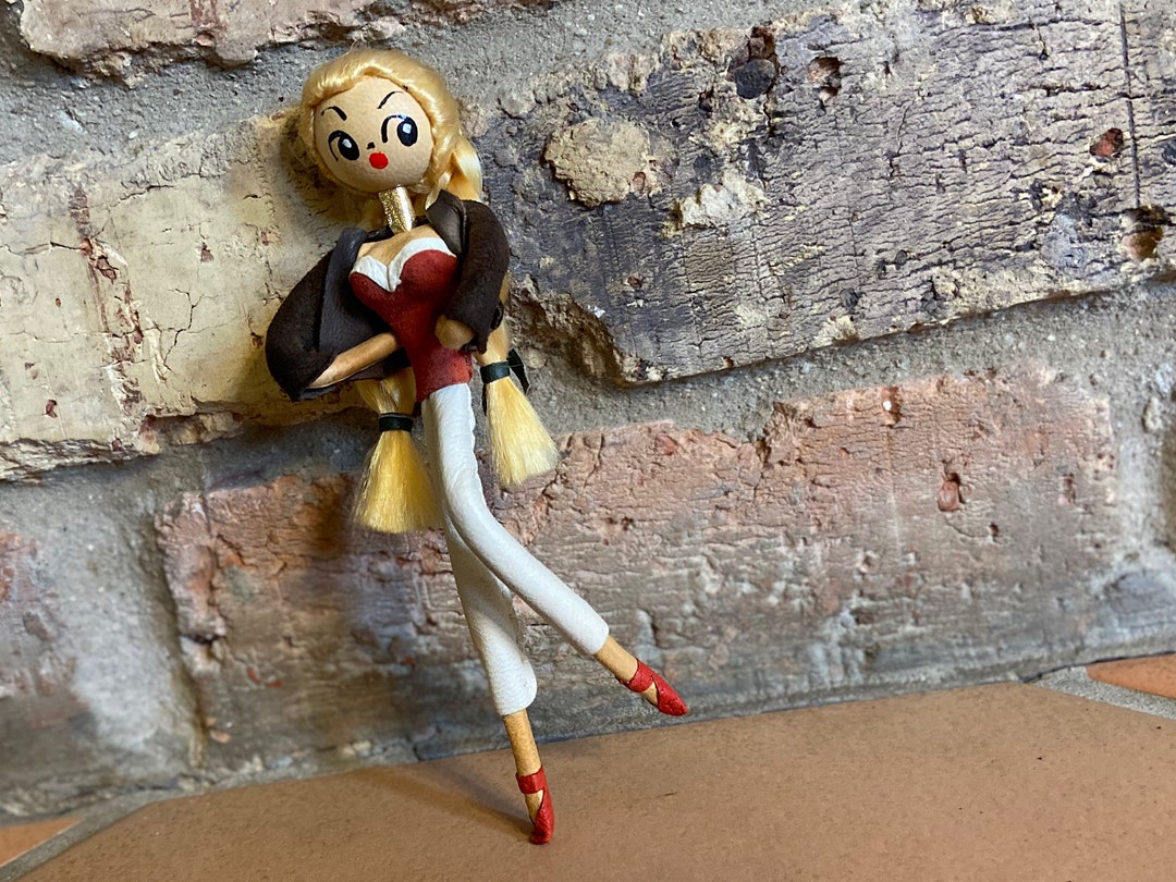 Rare! Handmade 1960's Vintage Doll / Bulgarian Kitsch Doll / Blonde ...