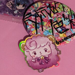 M-sheep Holographic Vinyl Sticker - Etsy