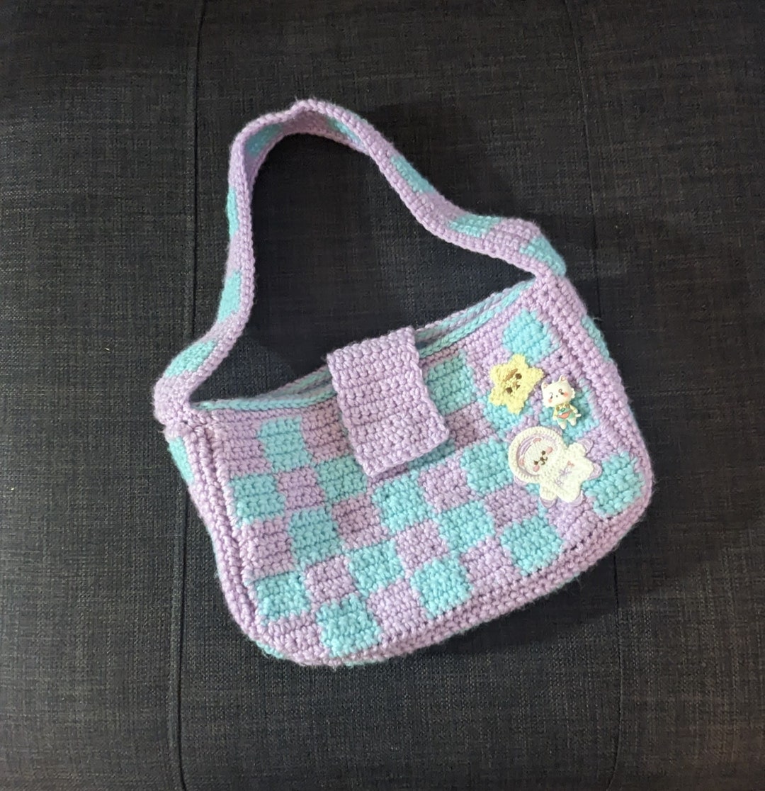 Spacy Checker Bag - Etsy