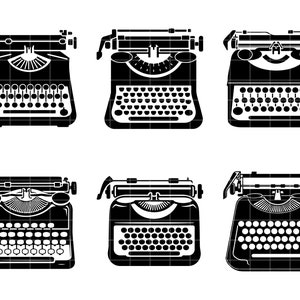 Typewriter SVG, Typewriter PNG, Typewriter Clipart, Typewriter Art ...