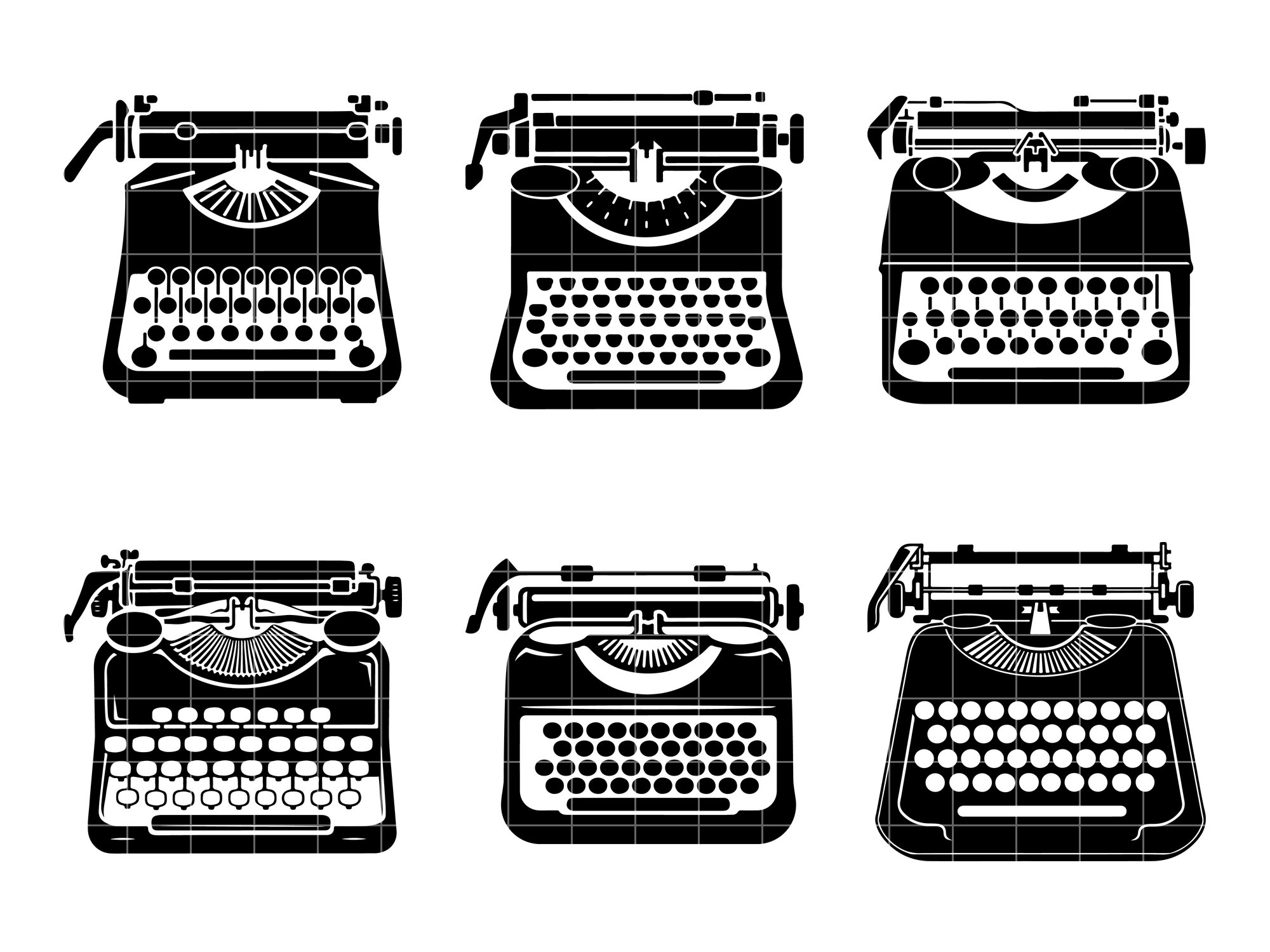 Typewriter SVG, Typewriter PNG, Typewriter Clipart, Typewriter Art ...