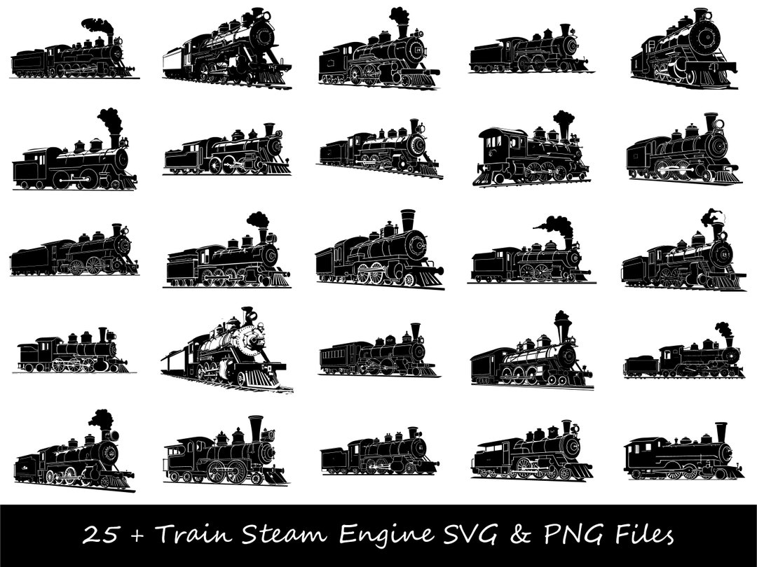 Train SVG, Steam Engine SVG, Engine SVG, Train Clipart, Toy Train Svg ...