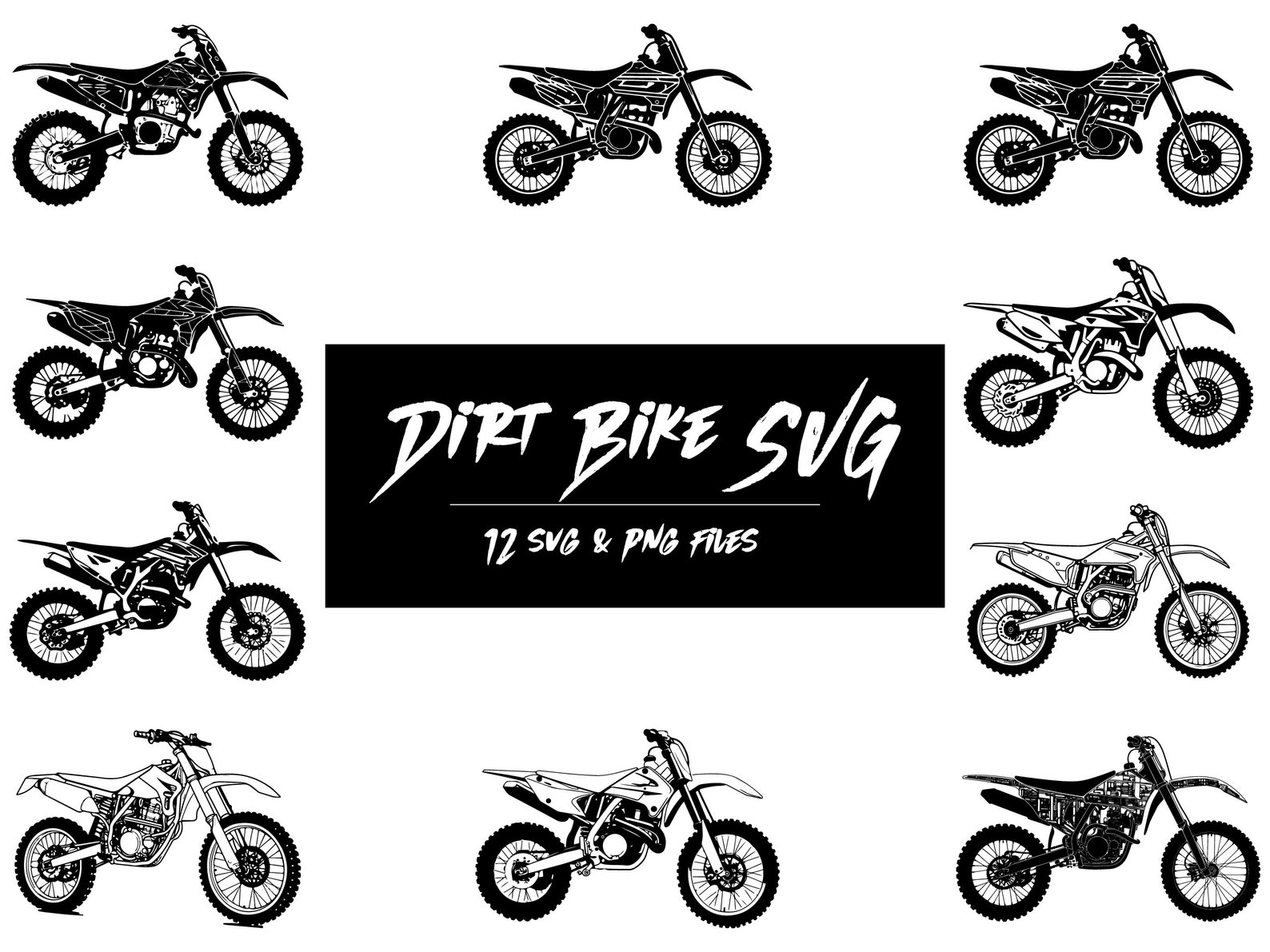 Motocross SVG, Dirtbike SVG, Motorcycle SVG, Bike Svg, Bike Svg ...