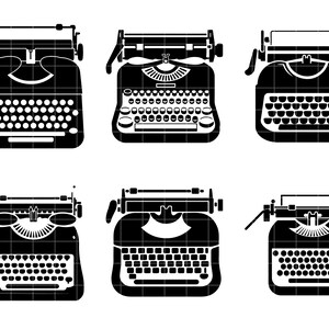 Typewriter SVG, Typewriter PNG, Typewriter Clipart, Typewriter Art ...