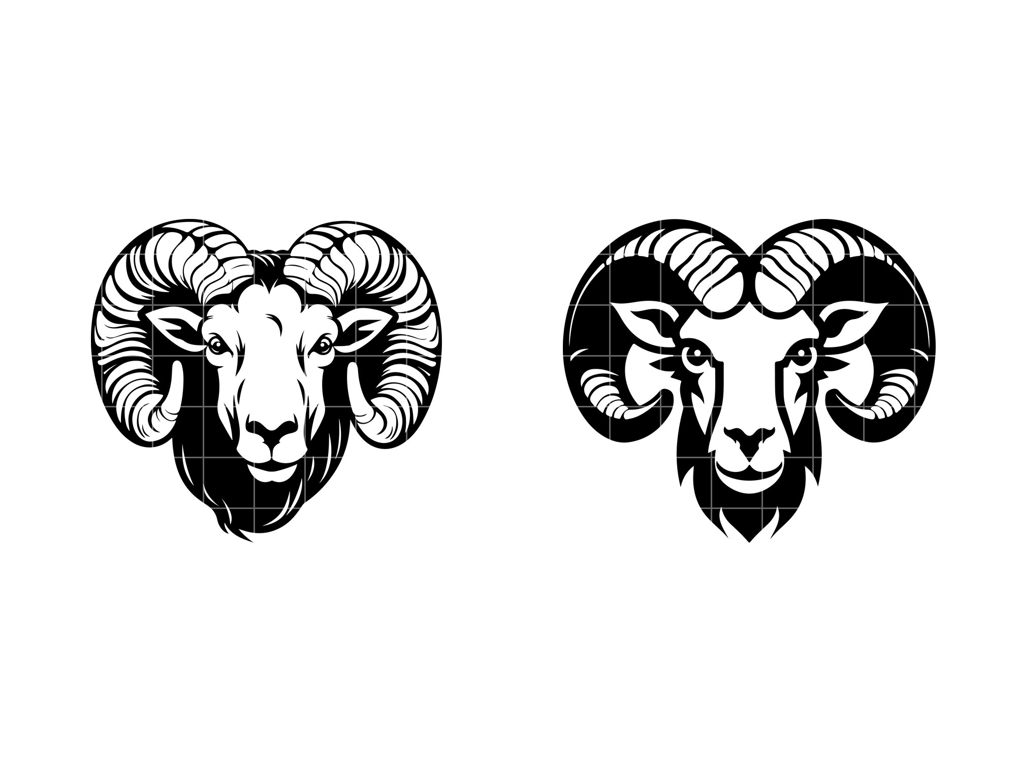 Ram Head SVG, Ram SVG, Ram Skull SVG, Horned Ram Svg, Ram Head ...