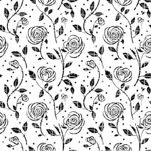 Rose Floral Pattern SVG Bundle, Seamless Pattern SVG, Flower Pattern ...