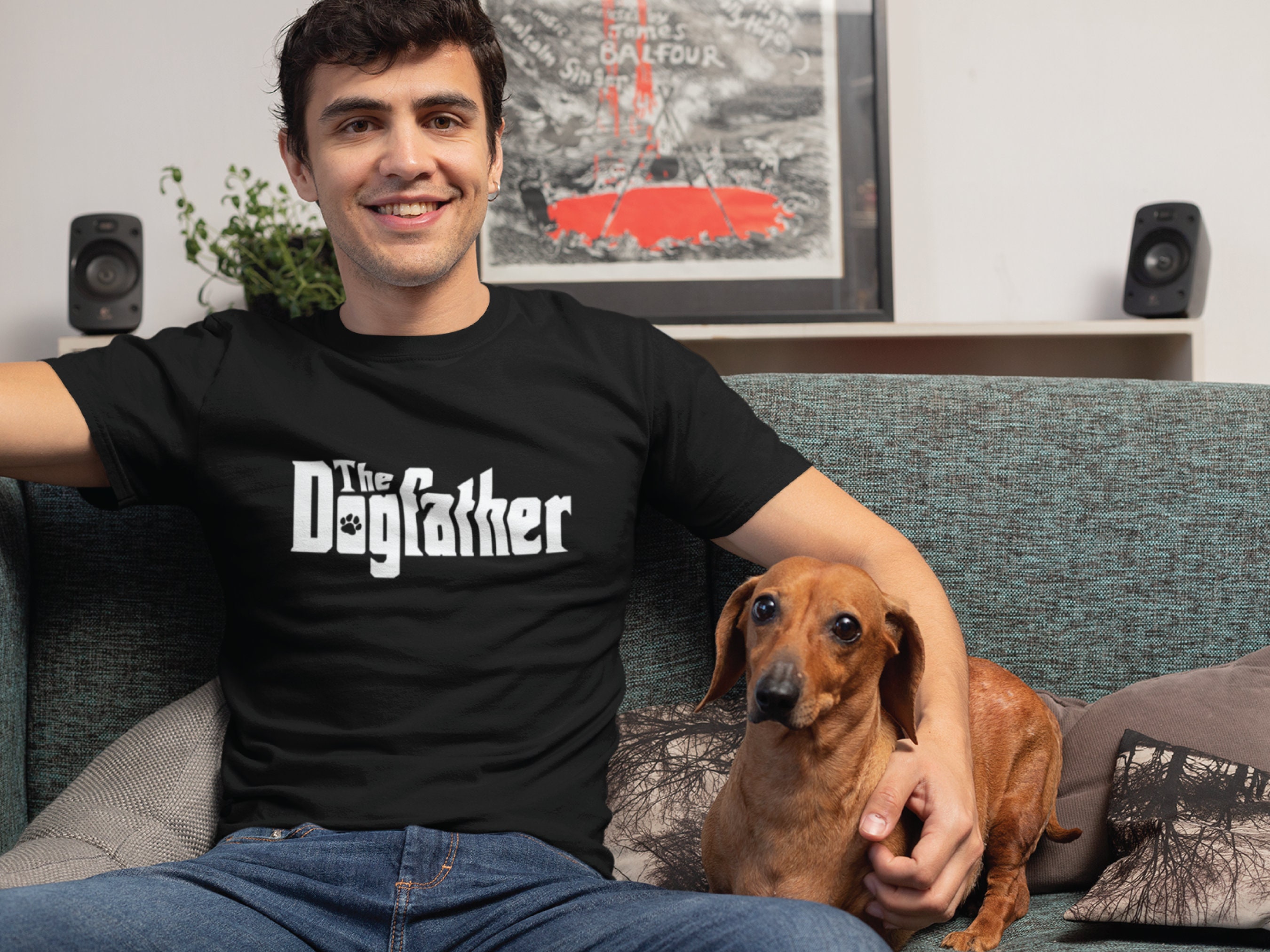 Dogfather SVG, Dog Dad Svg, Dog Face Svg, Dog Paw Svg, Dog Quotes Svg ...