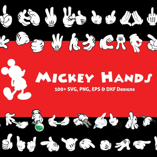 Westside Mickey Hand SVG - Etsy