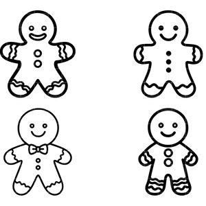Gingerbread SVG, Gingerbread Man SVG, Gingerbread Face SVG, Gingerbread ...