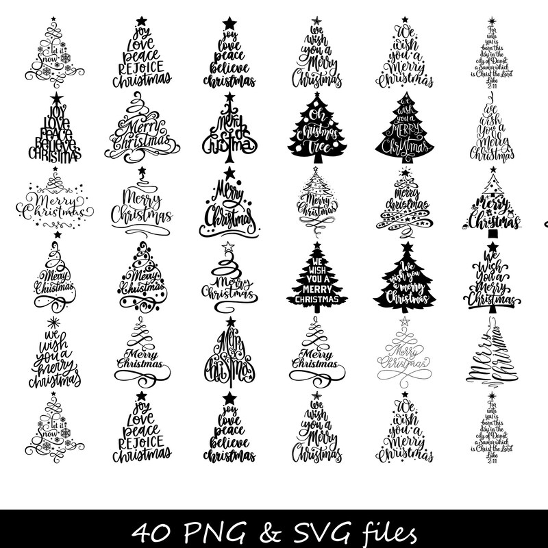 Tree Word Art - Etsy