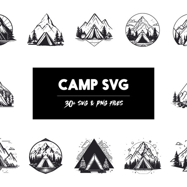 Camping Crew Svg - Etsy
