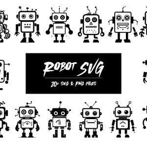 Robot SVG, Robot PNG, Roblox Robot SVG, Robot Factory Svg, the Wild ...