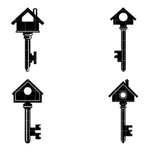 House Key SVG, Home Key SVG, Key SVG, Home Svg, House Svg, Key Chain ...