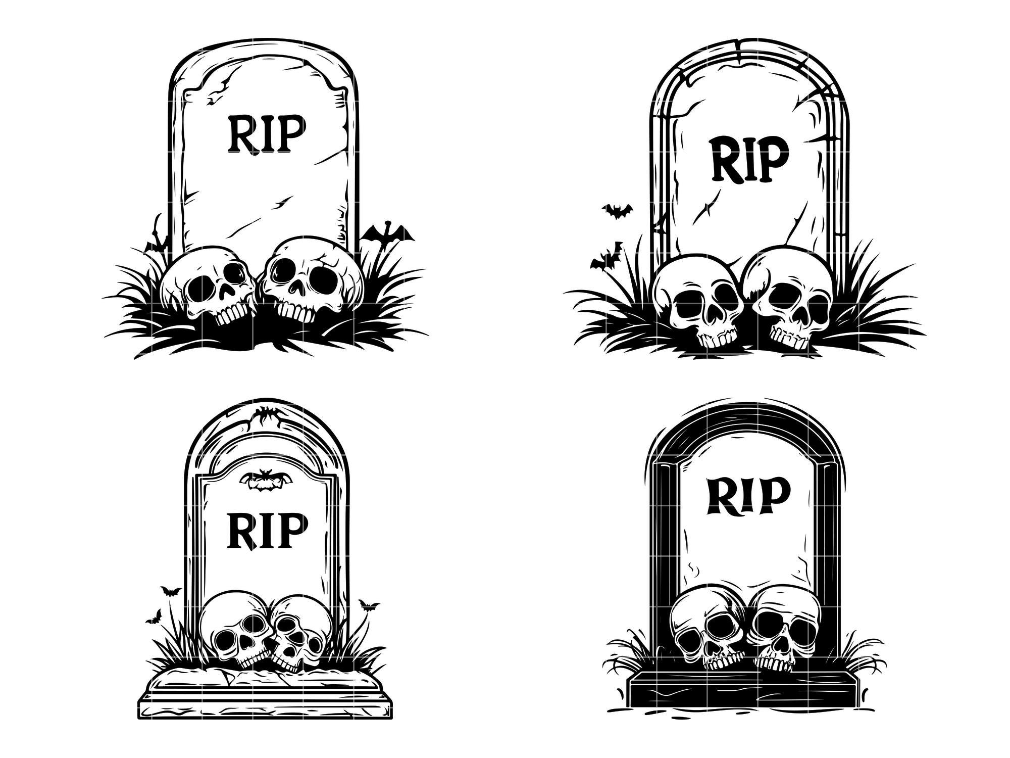 Tombstone SVG, Gravestone SVG, Headstone SVG, Grave Svg, Halloween Svg ...