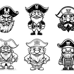 Pirate SVG, Pirate Night SVG, Little Pirate SVG, Pirate Face Svg, Sea ...