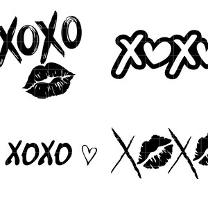 XOXO SVG, Love SVG, Love You Svg, Heart Svg, Love Clipart, Valentines ...