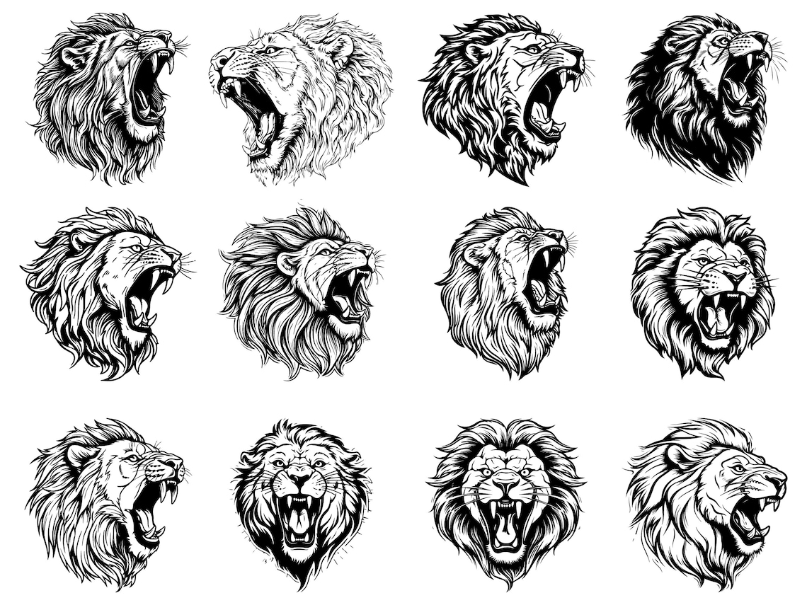 Buy Lion SVG, Lion King SVG, Lion Roar SVG, Svg Lion, Mustafa Lion King ...