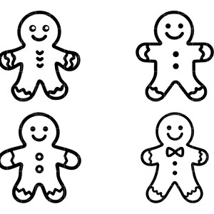 Gingerbread SVG, Gingerbread Man SVG, Gingerbread Face SVG, Gingerbread ...
