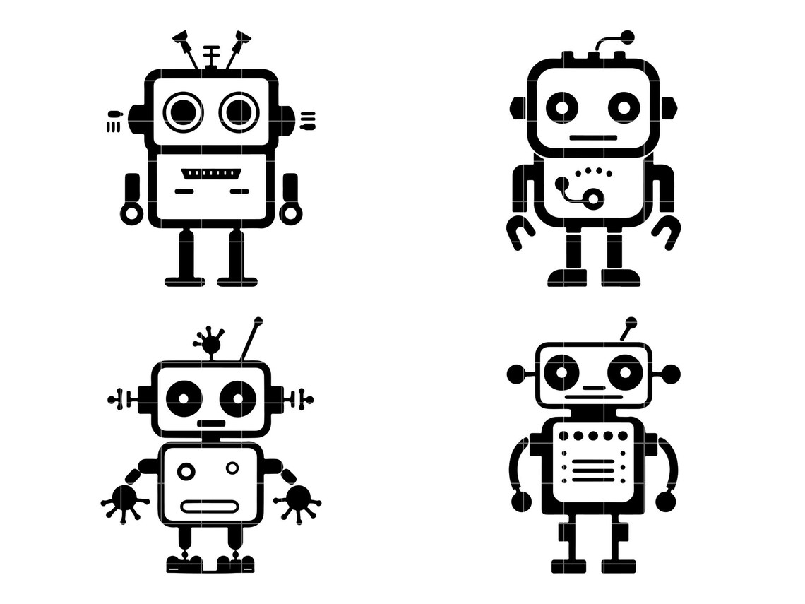Robot SVG, Robot PNG, Roblox Robot SVG, Robot Factory Svg, the Wild ...