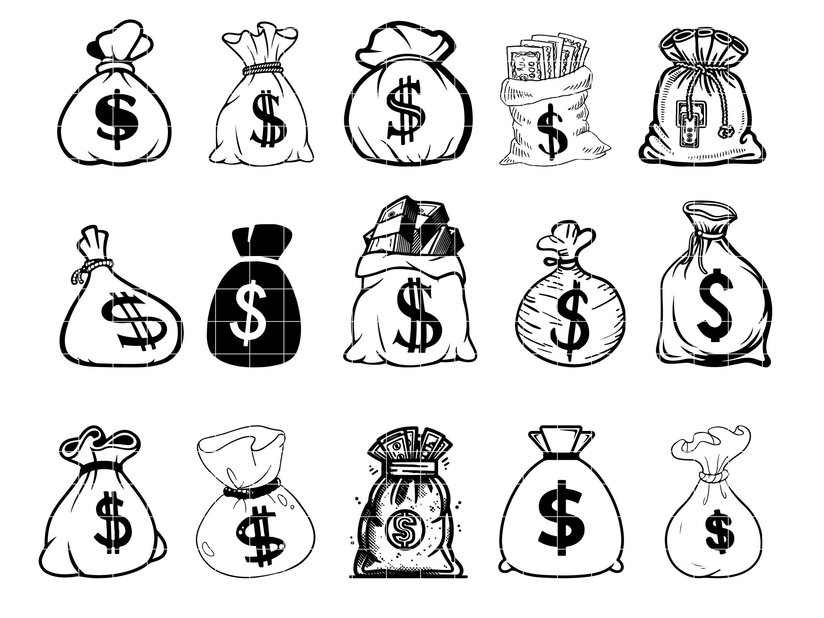 Money SVG Money Bag SVG Money Cake SVG Money Logo Svg - Etsy