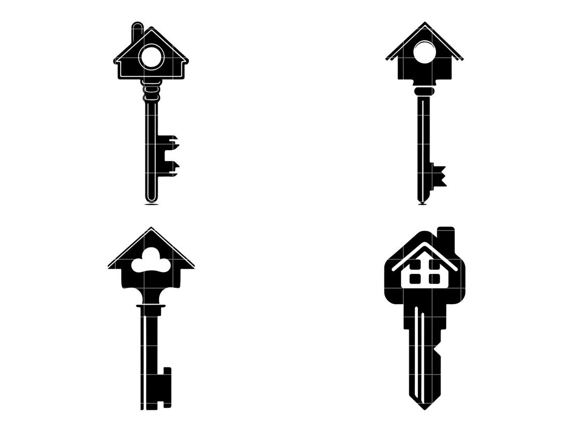House Key SVG, Home Key SVG, Key SVG, Home Svg, House Svg, Key Chain Svg, Lake House Key Svg ...