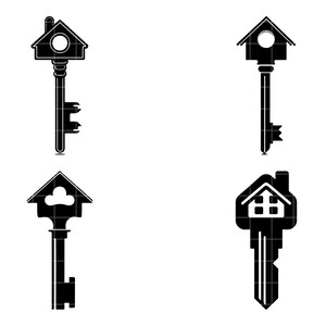 House Key SVG, Home Key SVG, Key SVG, Home Svg, House Svg, Key Chain ...