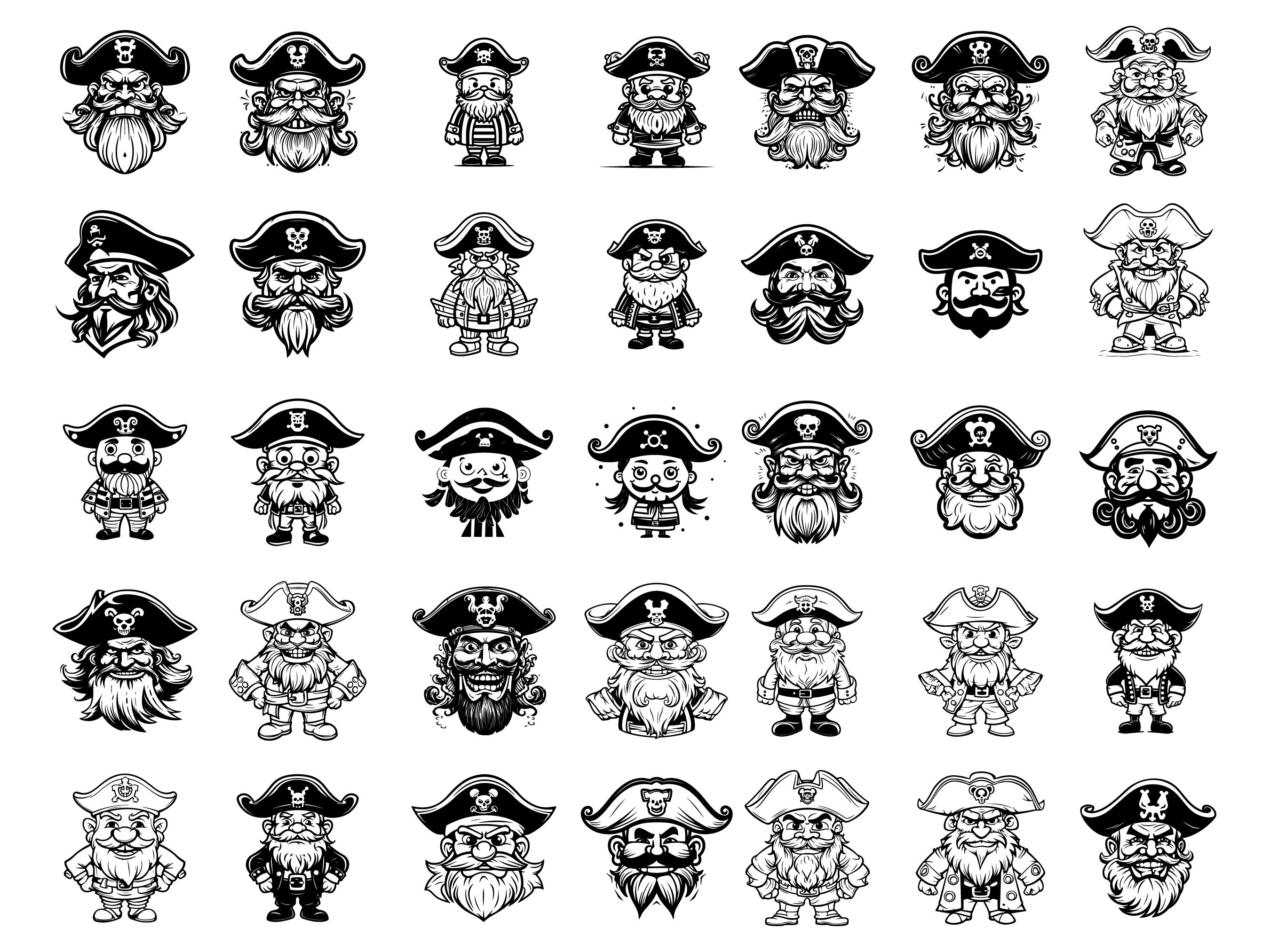 Pirate SVG, Pirate Night SVG, Little Pirate SVG, Pirate Face Svg, Sea ...