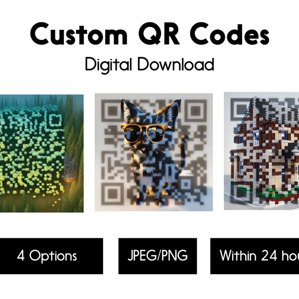 Qr Code Art - Etsy